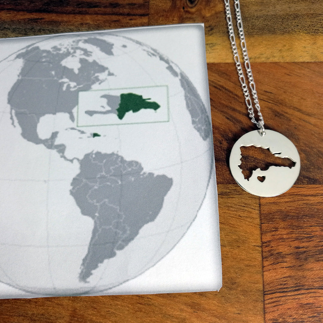 Cadena circular mapa RD – Unique Personalizado