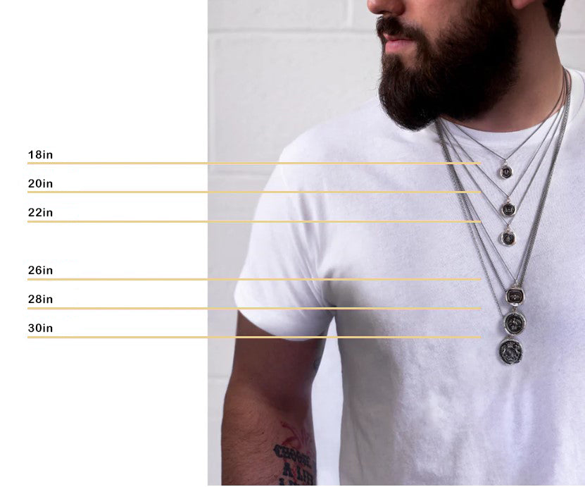 Cadena con nombre normal para hombre – Unique Personalizado