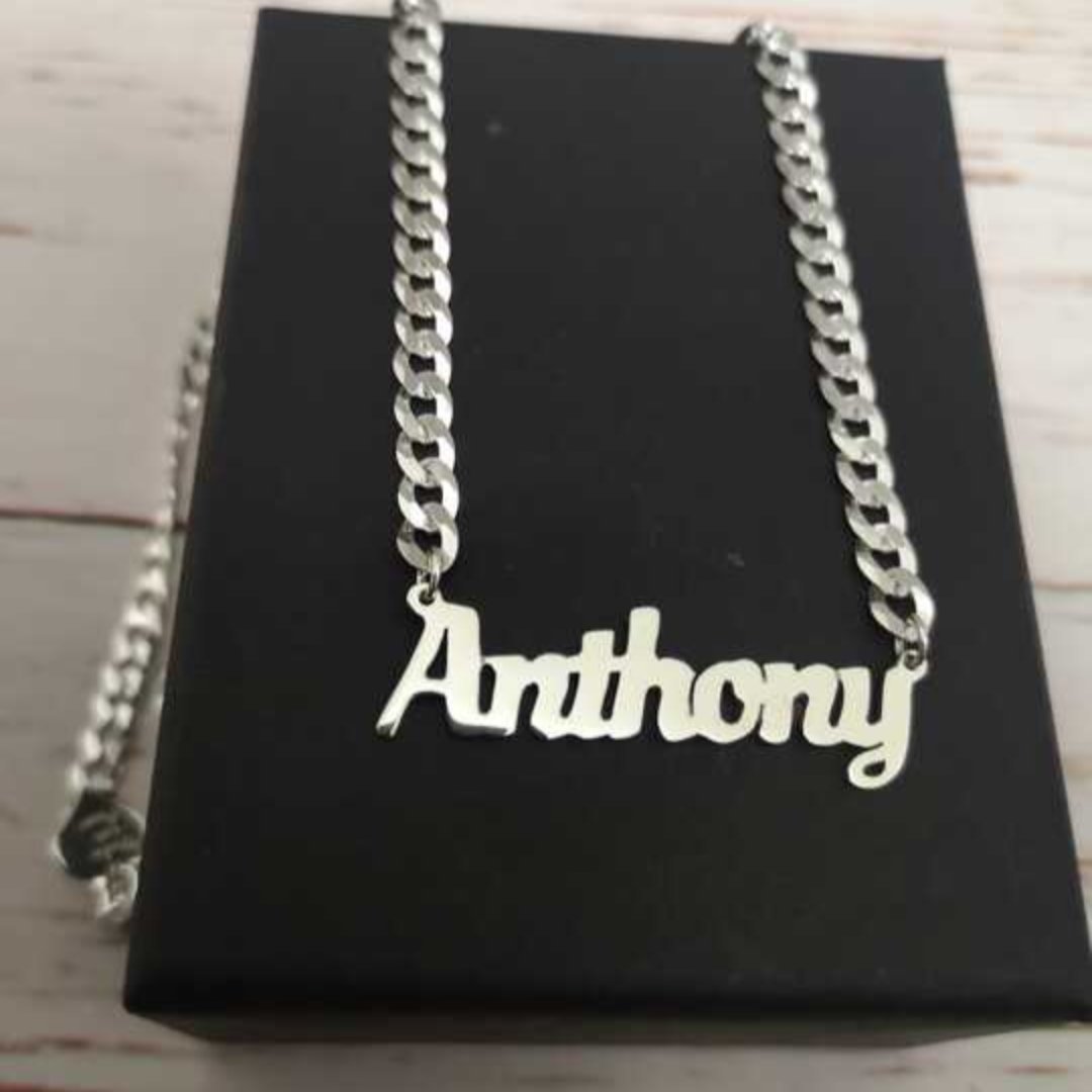 Cadena con nombre normal para hombre – Unique Personalizado